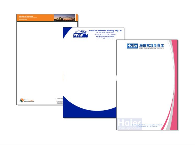 Professional Letterhead Printing | Advance Printing & Signs